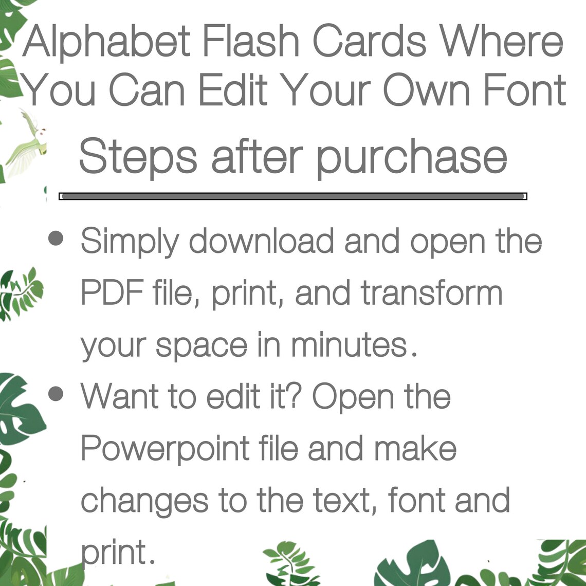 Safari Theme Alphabet Flash Cards PDF Printable Number Flash Cards ...