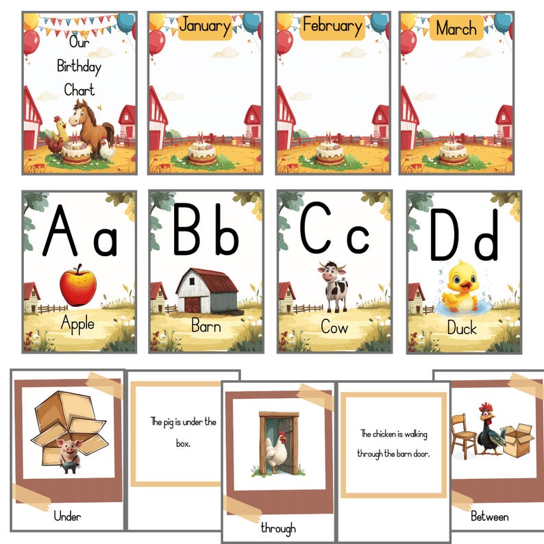 Farm Theme Classroom Decor Bundle Printables - Includes 15 Amazing Farm ...