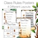 Safari Theme Classroom Rules Posters Printable - Class Rules for ...