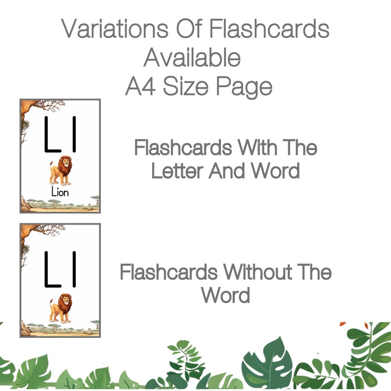 Safari Theme Classroom | Alphabet Posters | Alphabet Class Display ...