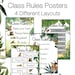 Jungle Theme Classroom Rules Posters Printable - Class Rules for ...