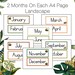 Jungle Theme Classroom Days of the Week Poster Printable & Months of ...