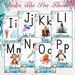 Under the Sea Classroom Theme Alphabet Flash Cards PDF Printable Number ...