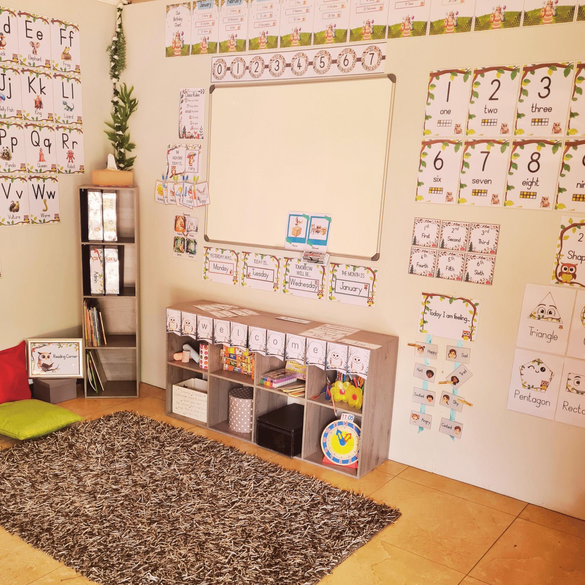 Owl Theme Classroom Decor Bundle Printables - Includes 15 Amazing Owl ...