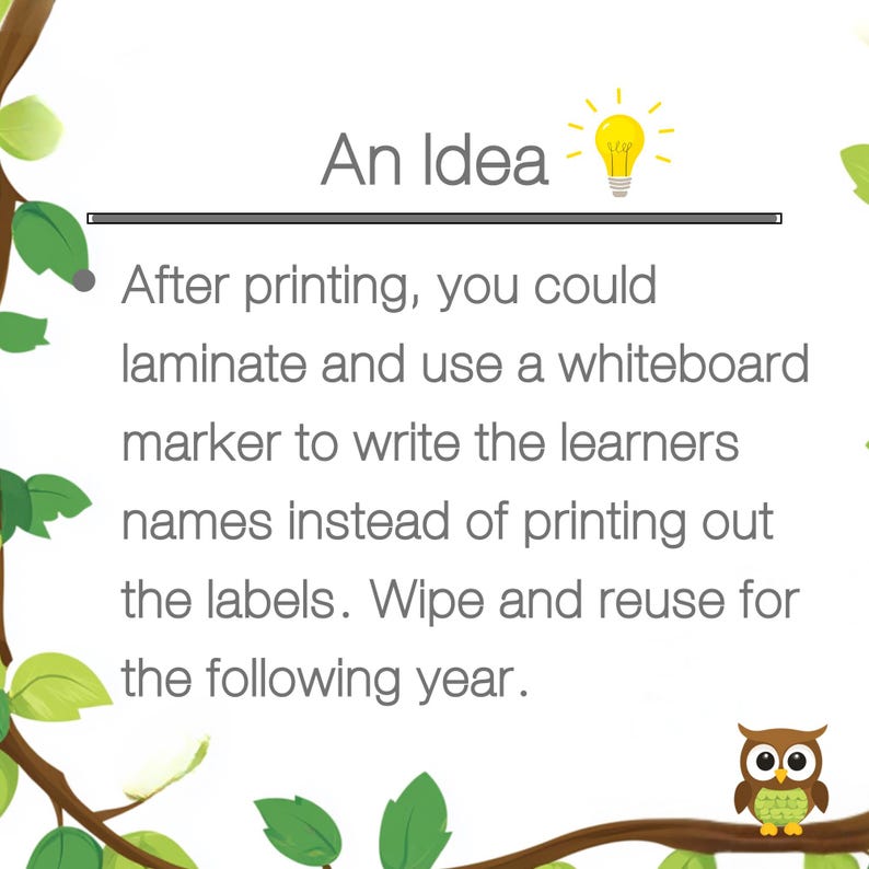 Owl Theme Classroom | Birthday Chart Ideas Printable | Birthday Charts ...