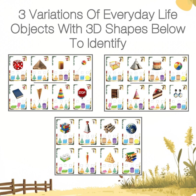 Farm Theme Classroom | 3D Shapes Posters | Classroom Decor | Math Shape ...