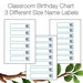 Safari Theme Classroom Birthday Chart Ideas Printable - Birthday Charts ...