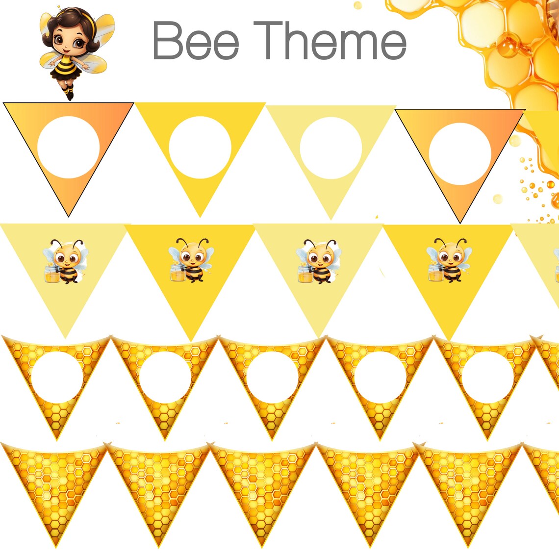 Bee Themed Classroom Decor Bundle Printables Includes 13 Amazing Bee ...