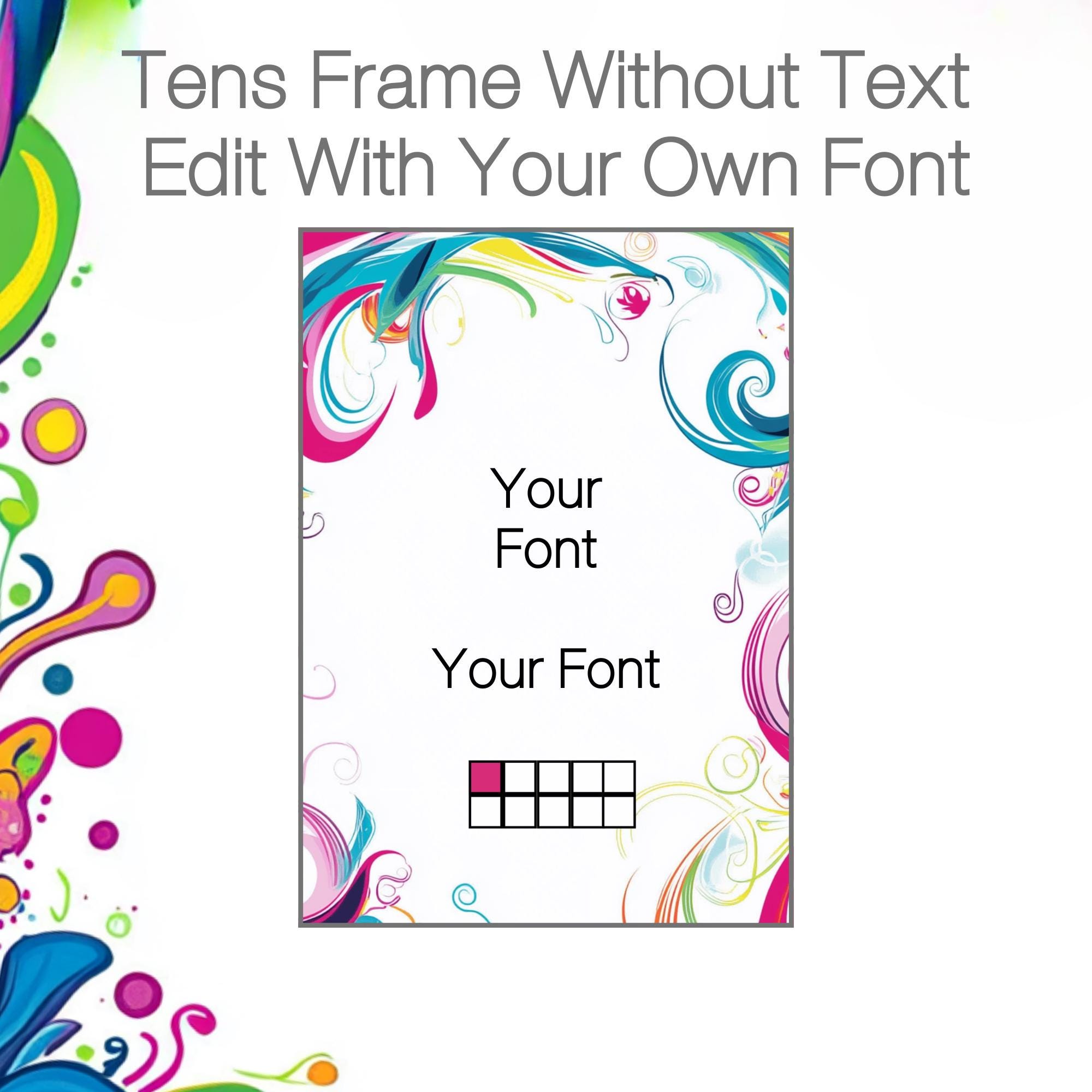 Colorful Classroom Theme | Number Flashcards | Number Posters ...