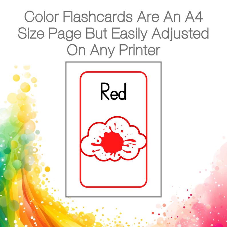 Rainbow Theme Classroom | Color Flashcards | Color Recognition ...