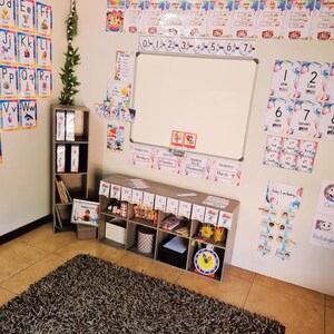 Colorful Classroom Theme Rules Posters Printable - Class Rules Posters ...