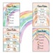 BOHO RAINBOW Classroom Rules Posters | Editable | Pastel Rainbow ...