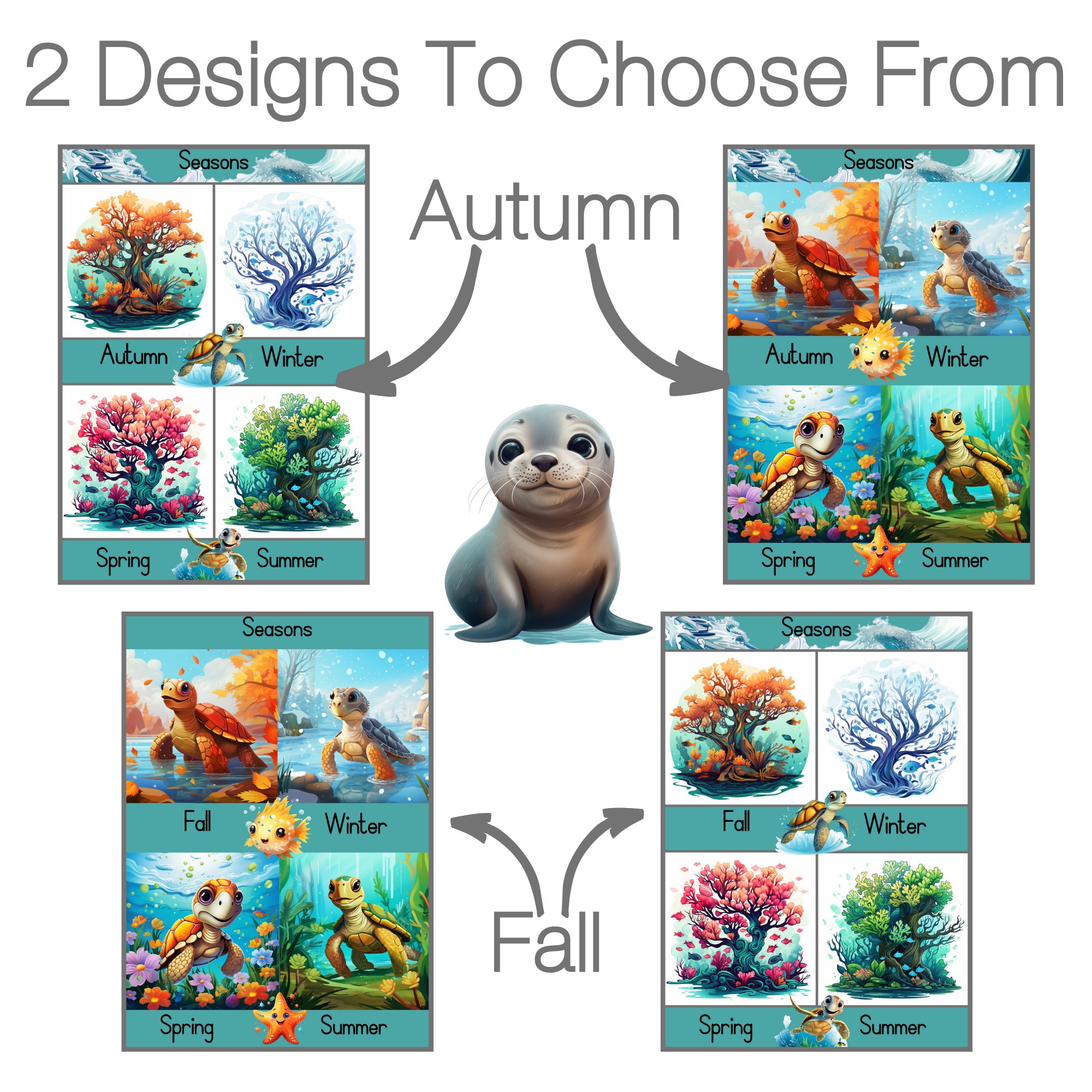 Under the Sea Classroom Theme Kids Weather Chart Printable - All ...