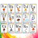 Rainbow Themed Classroom Alphabet Flashcards PDF Printable - Alphabet ...