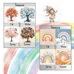 Boho Rainbow Themed Classroom Decor Bundle Printables - 16 Amazing Boho ...