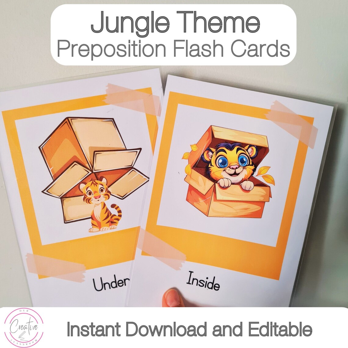 Jungle Classroom Theme | Prepositions | Learning Positions With ...