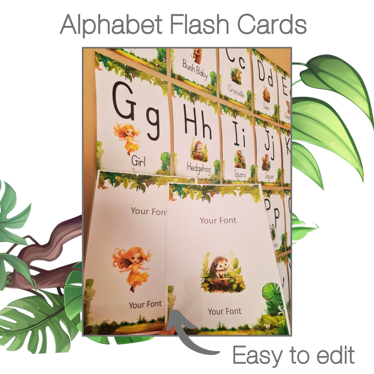 Jungle Classroom Theme | Alphabet Posters | Alphabet Class Display ...