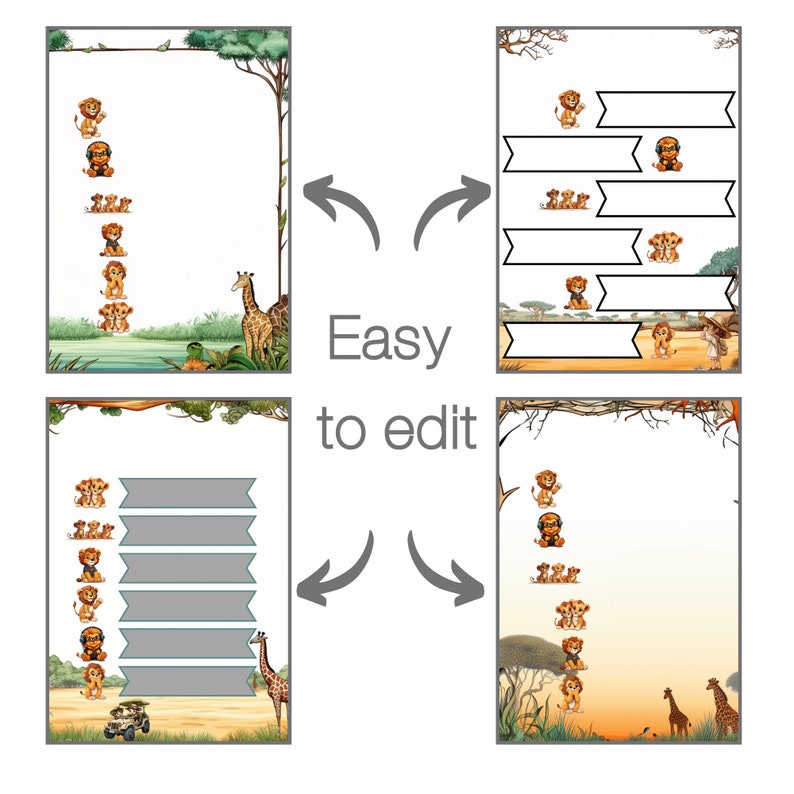 Safari Theme Classroom Rules Posters Printable - Class Rules for ...