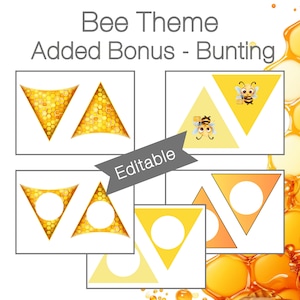 Bee Themed Classroom Decor Bundle Printables - Includes 15 Amazing Bee ...
