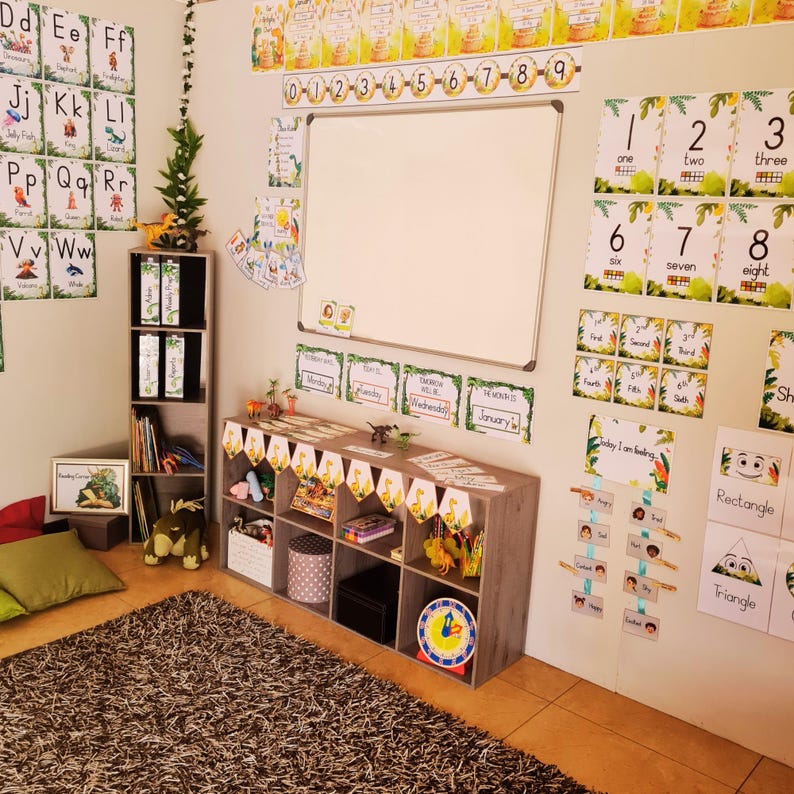 Editable Dinosaur-themed Alphabet Posters | Classroom Decor | Phonics ...