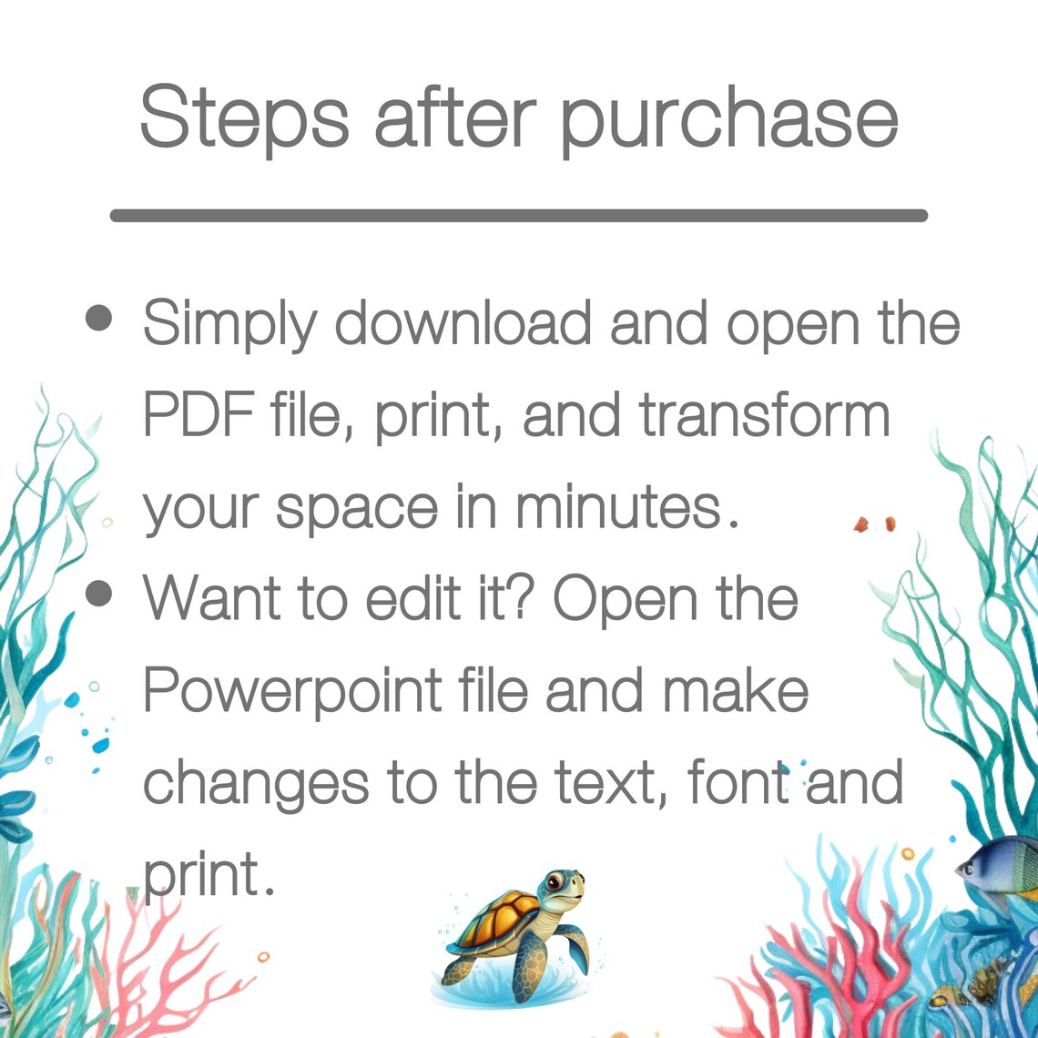 Under the Sea Classroom Theme - Classroom Rules Posters Printable ...