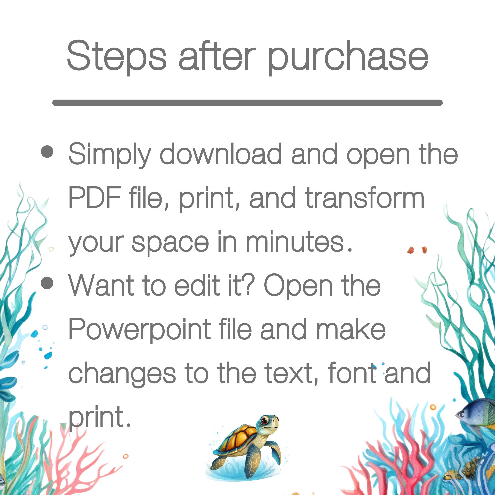 Under the Sea Classroom Theme - Classroom Rules Posters Printable ...