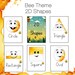 Bee Theme Classroom | 2D Shapes | Math Shape Posters | Printable 2D ...