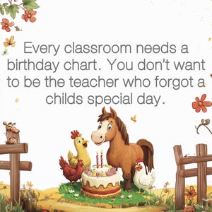 Farm Theme Classroom | Birthday Chart Ideas Printable | Birthday Charts ...
