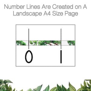 Jungle Classroom Theme | Number Lines | 2 Various Styles of Number ...