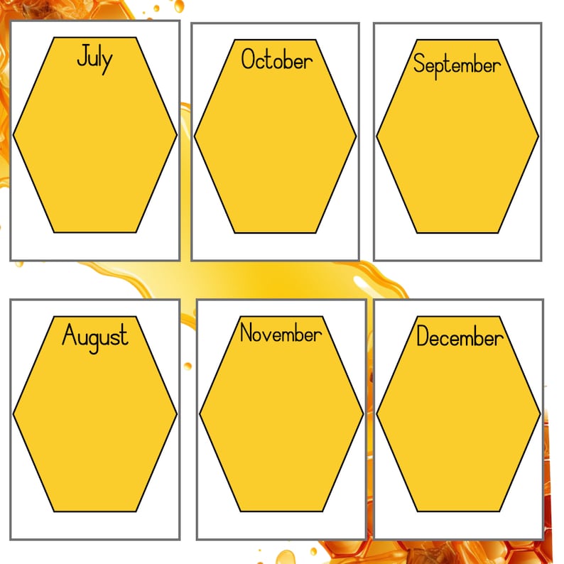 Bee Themed Classroom Birthday Chart Ideas Printable - Birthday Charts ...