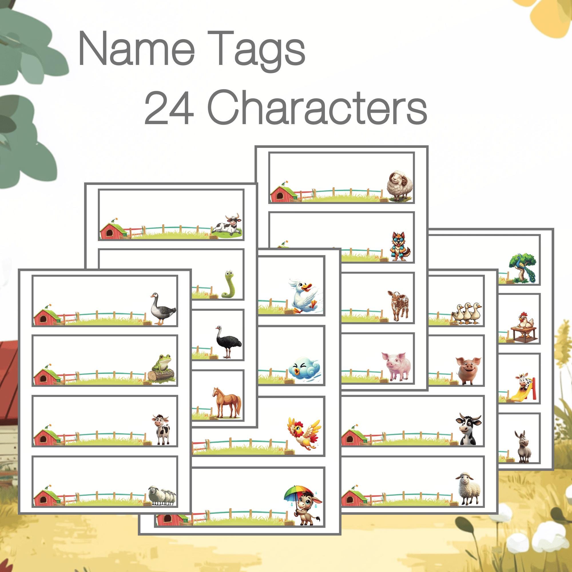 Farm Theme Classroom Decor Bundle Printables - Includes 15 Amazing Farm ...