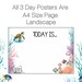 Under the Sea Classroom Theme Days of the Week Poster Printable ...