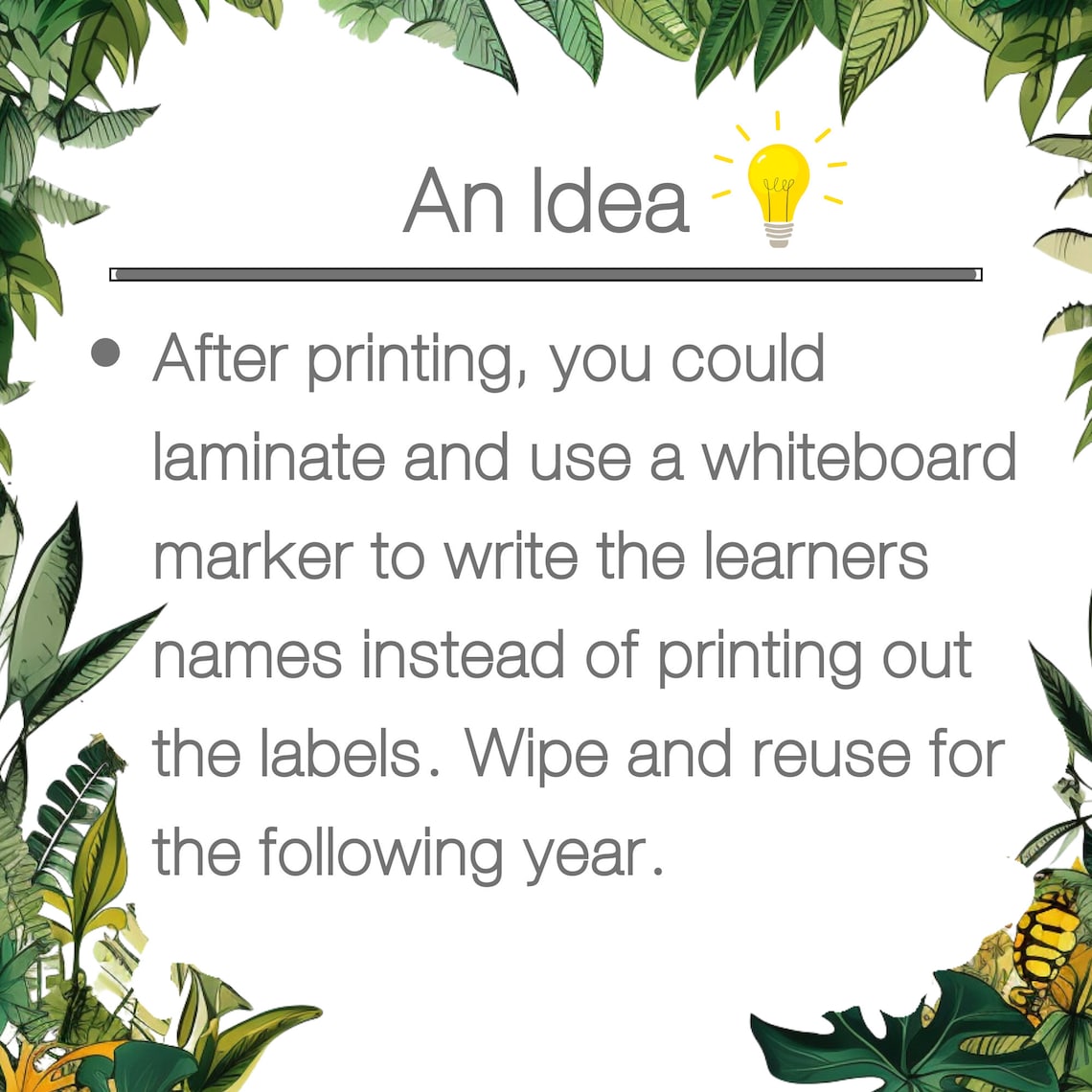 Jungle Theme Classroom Birthday Chart Ideas Printable - Birthday Charts ...