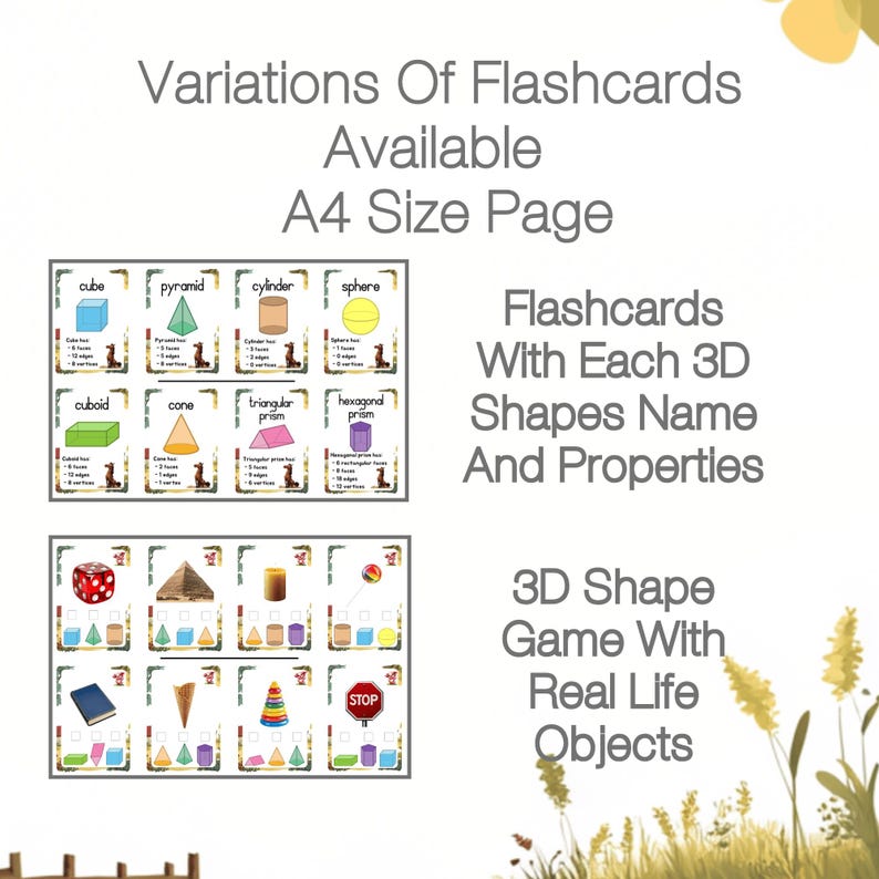 Farm Theme Classroom | 3D Shapes Posters | Classroom Decor | Math Shape ...