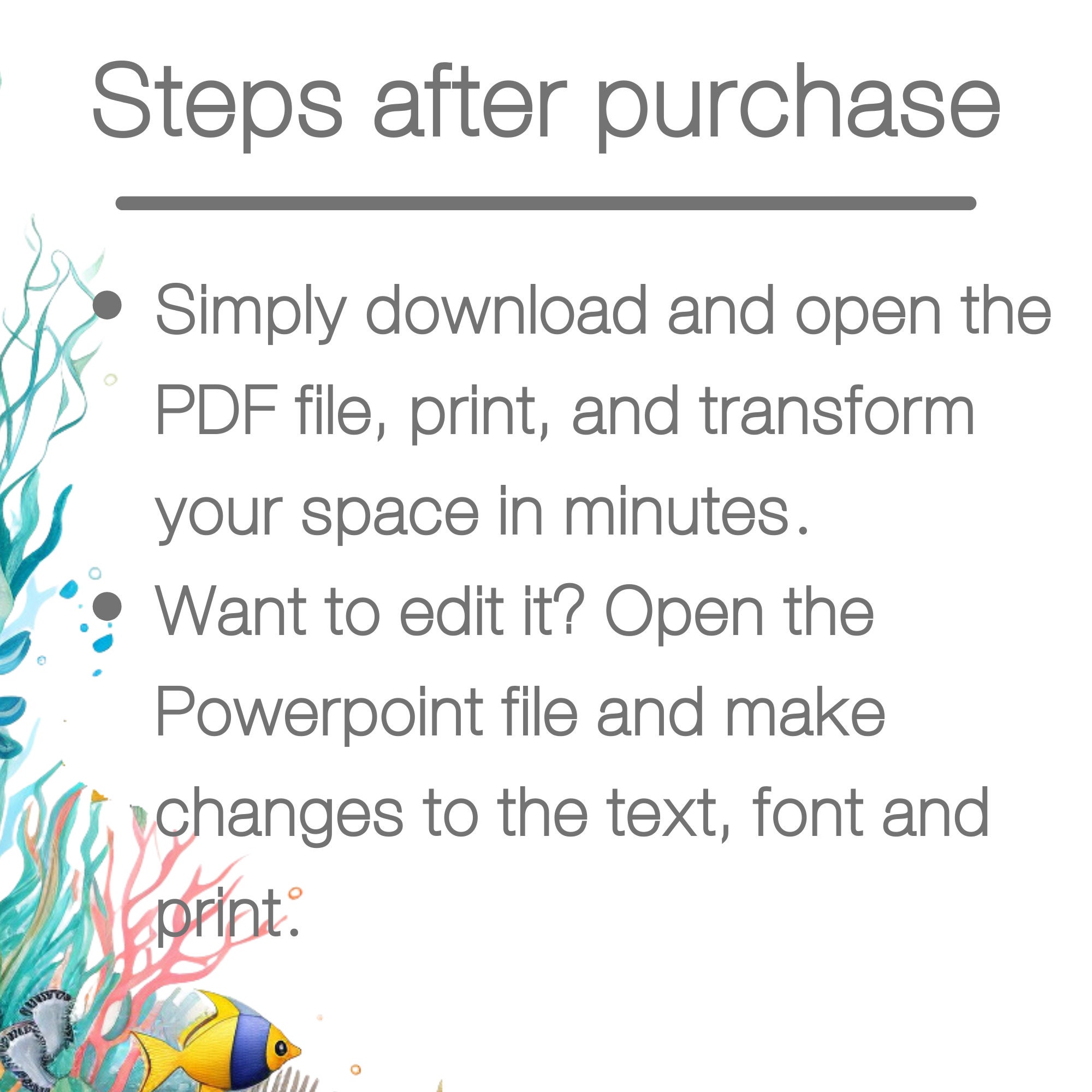 UNDER THE SEA Theme Affirmation Station and Feelings Chart Positive ...