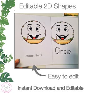 Safari Classroom Theme | 2D Shapes | Math Shape Posters | Printable 2D ...