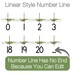 Safari Classroom Theme | Number Lines | 2 Various Styles of Number ...