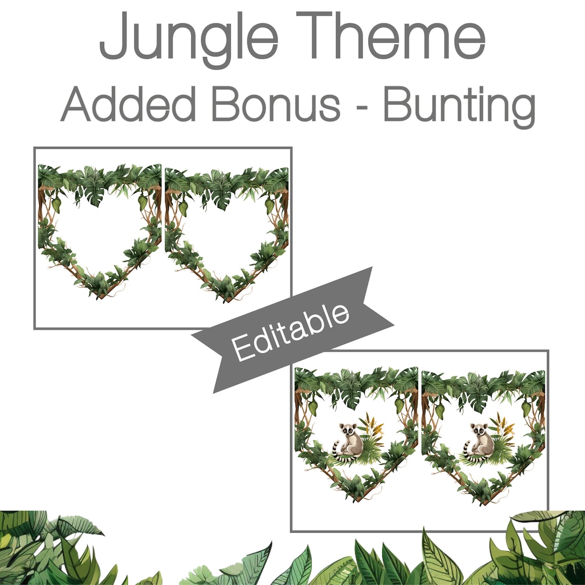 Jungle Theme Classroom Decor Bundle Printables Includes 13 Amazing ...