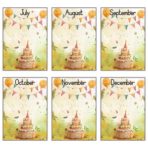 Dinosaur-themed Classroom Birthday Chart Ideas Printable - Birthday ...