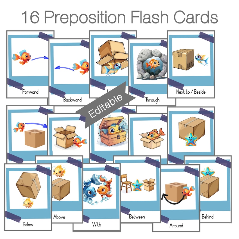 Under the Sea Classroom Theme | Prepositions | Learning Positions With ...