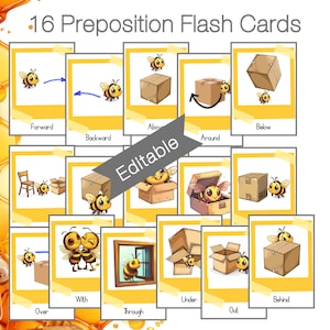 Bee Theme Classroom | Prepositions | Learning Positions With Position ...
