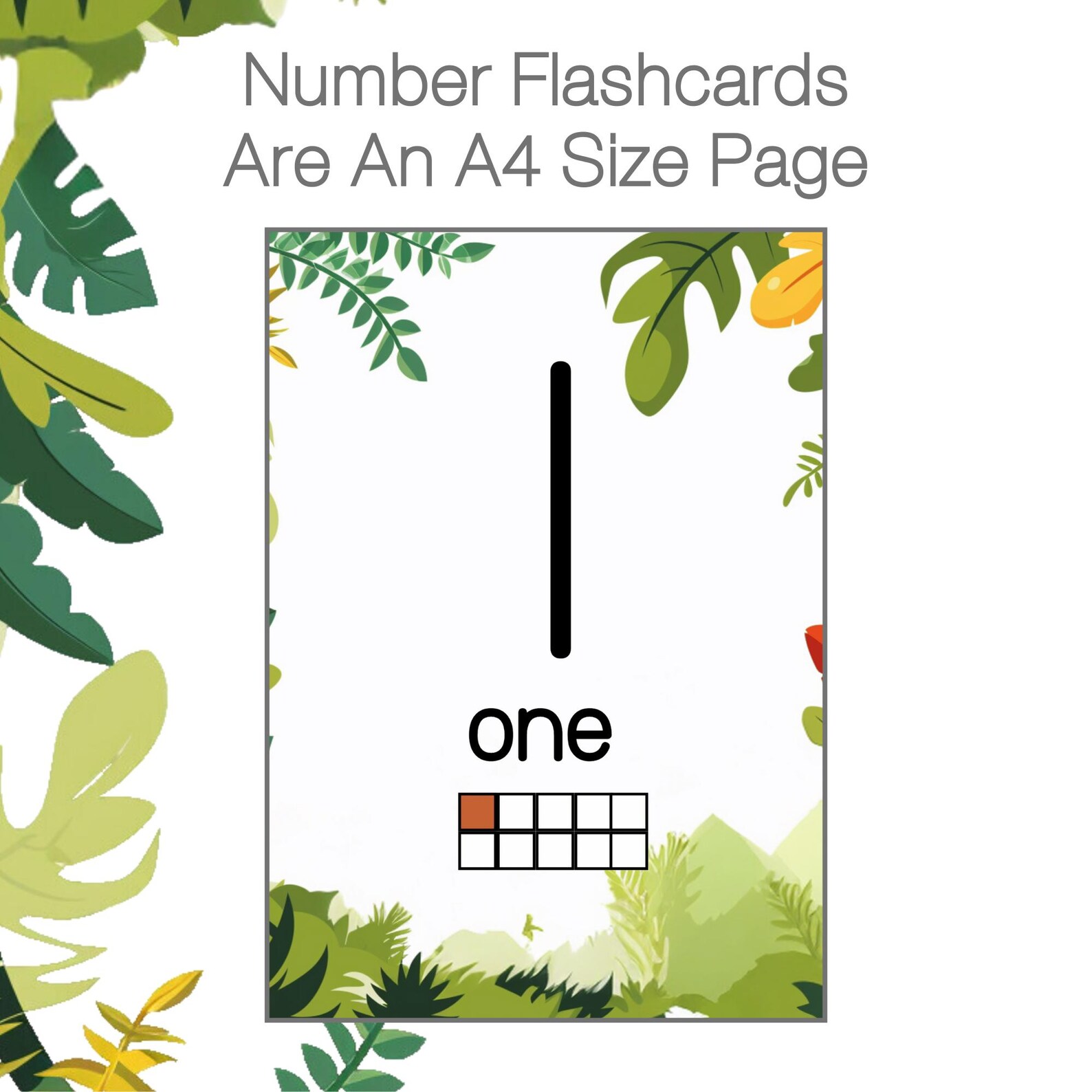 Dinosaur-themed Classroom | Number Flashcards | Number Posters ...