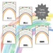 Boho Rainbow Themed Classroom | Number Flashcards | Number Posters ...