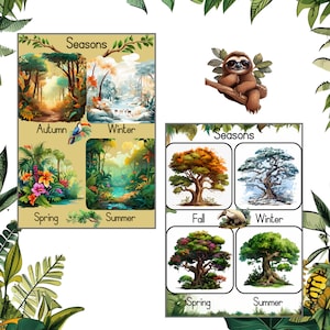 Jungle Theme Classroom Decor Bundle Printables - Includes 15 Amazing ...