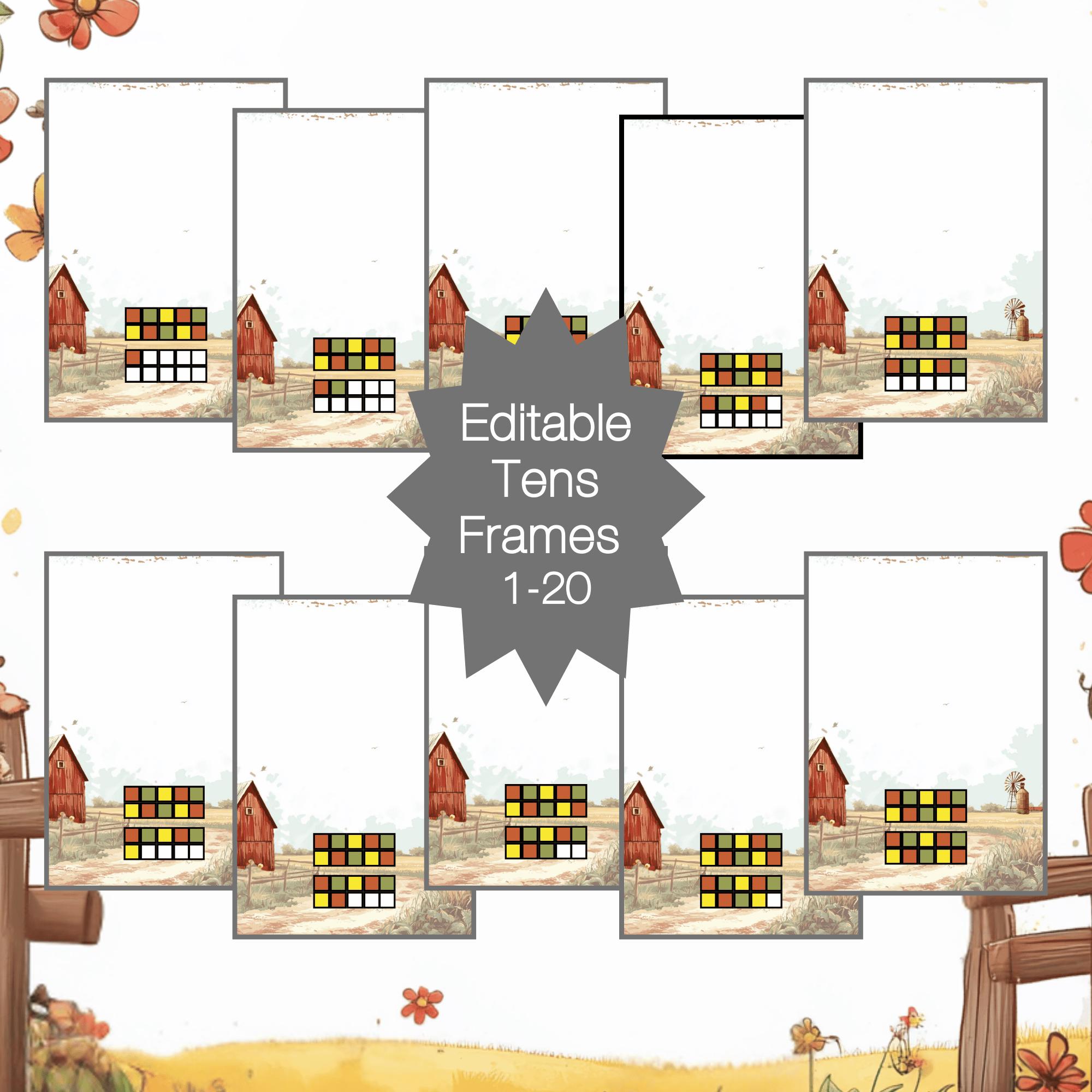 Farm Theme Classroom | Number Flashcards | Number Posters | Editable ...