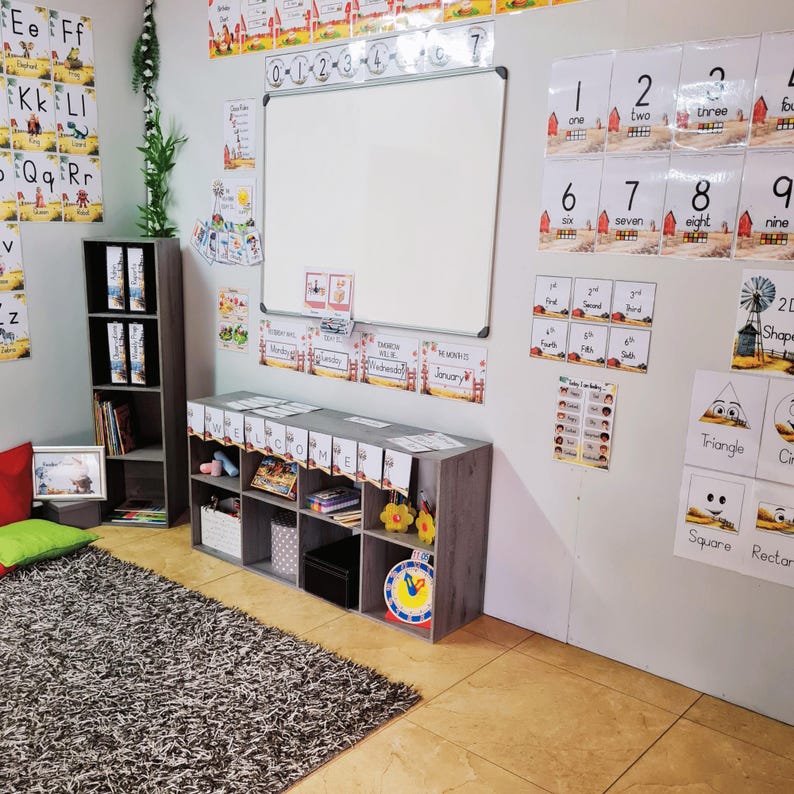 Farm Theme Classroom Alphabet Posters | Classroom Decor | Phonics ...