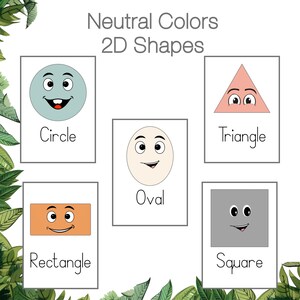 Jungle Classroom Theme | 2D Shapes | Math Shape Posters | Printable 2D ...