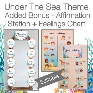 Under the Sea Classroom Decor Bundle Printables - Includes 15 Amazing ...