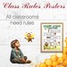 Bee Themed Classroom Rules Posters Printable Class Rules for ...