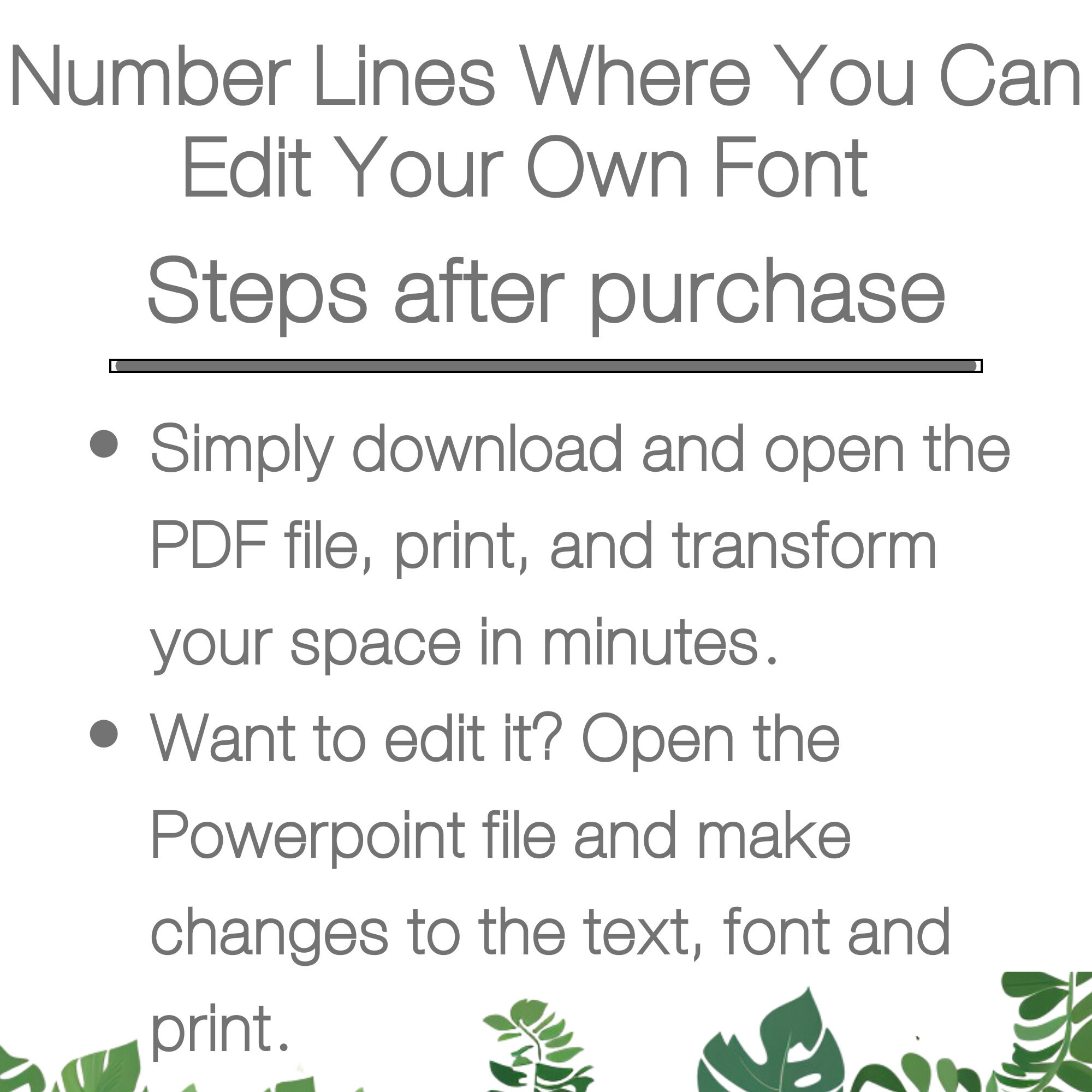Safari Classroom Theme | Number Lines | 2 Various Styles of Number ...